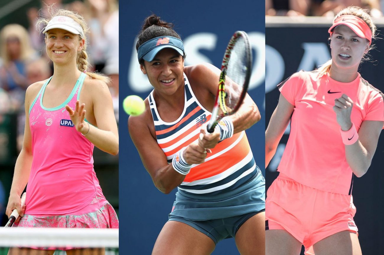 BACK IN TOWN: Mona Barthel, Heather Watson and Genie Bouchard will ...